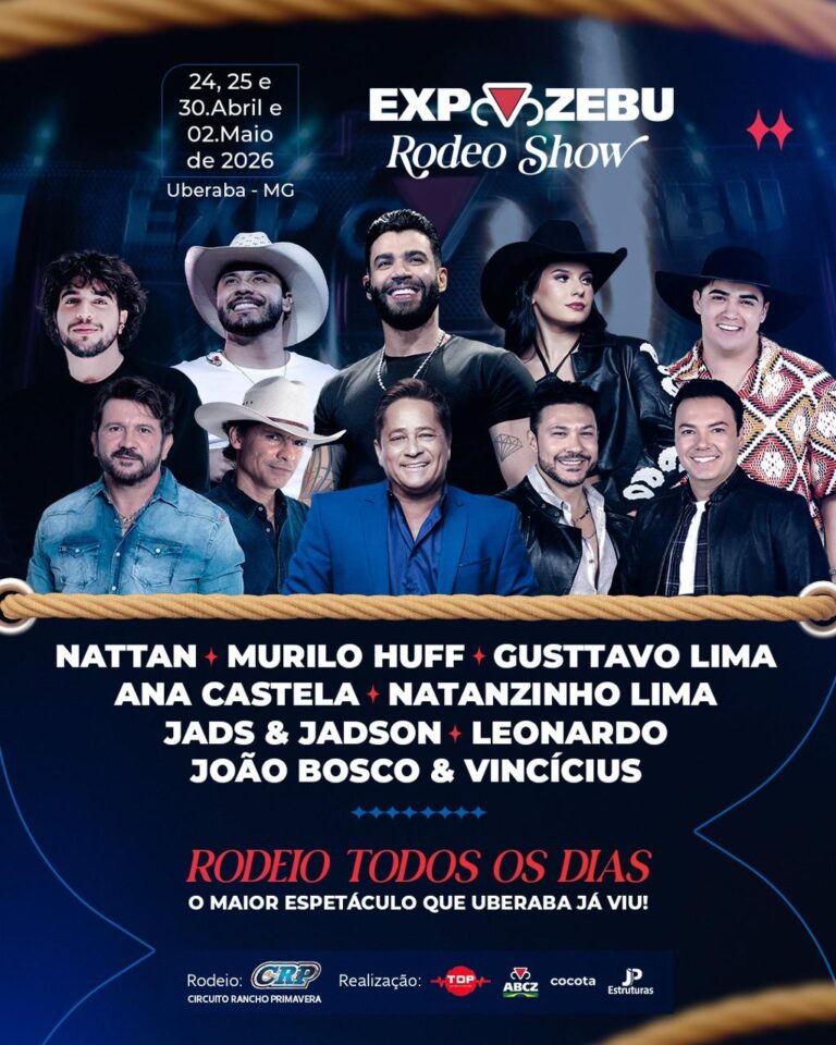 Expozebu Rodeo Shows anuncia rodeio de line-up com artistas nacionais ...